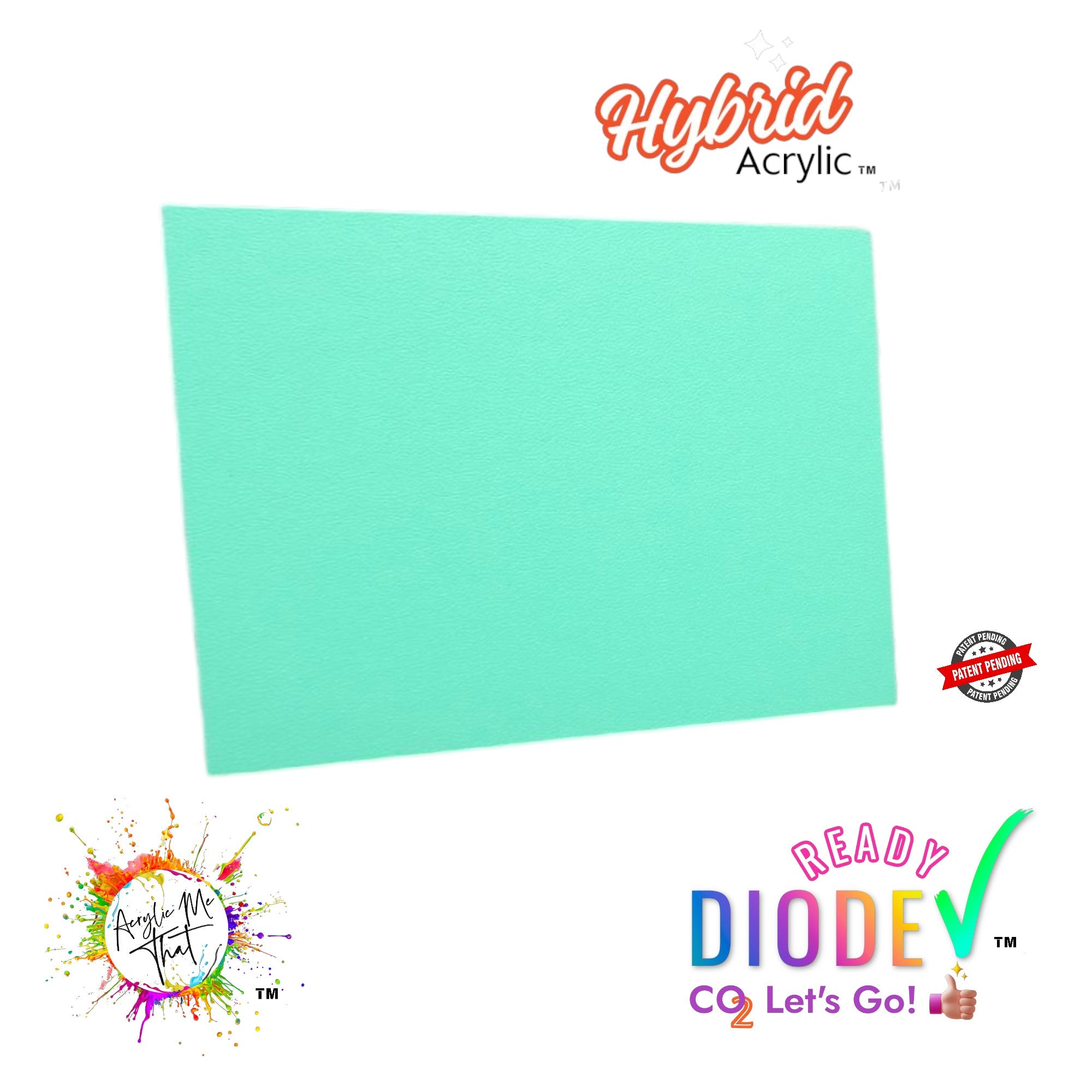 Teal Smooth Texture Hybrid Acrylic | CO2 and Diode Laser Acrylic Sheet ...